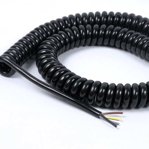 4 Core Spiral Cable Wire - Spiral Core Cable - JOCA